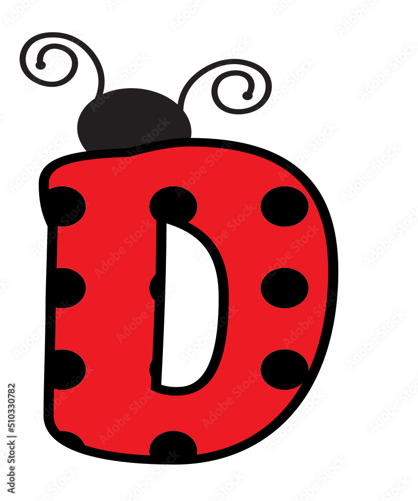 lady bug font letters aphabet svg png, birthday girl boy svg, Ladybug ...