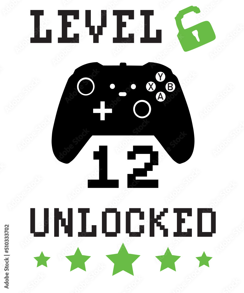 gamer svg, Video Game Birthday svg, video game svg, gaming svg, level ...