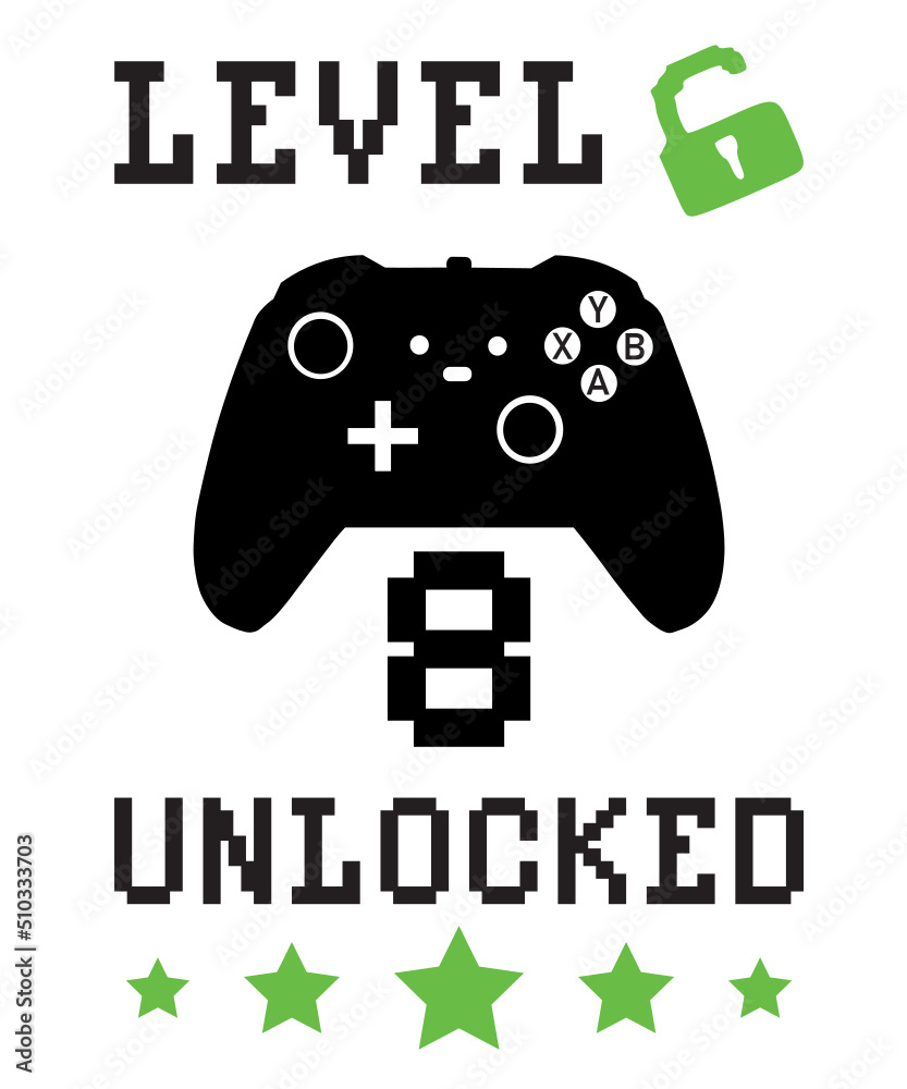 gamer svg, Video Game Birthday svg, video game svg, gaming svg, level ...