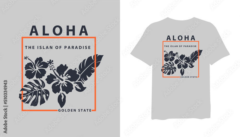 aloha t-shirt design. t shirt design. t-shirt design vector for print ...