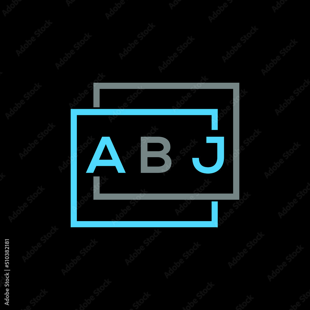 ABJ letter logo creative design. ABJ unique design. Stock Vector ...