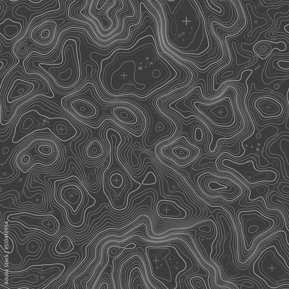Grey contours vector topography. Geographic mountain topography vector ...