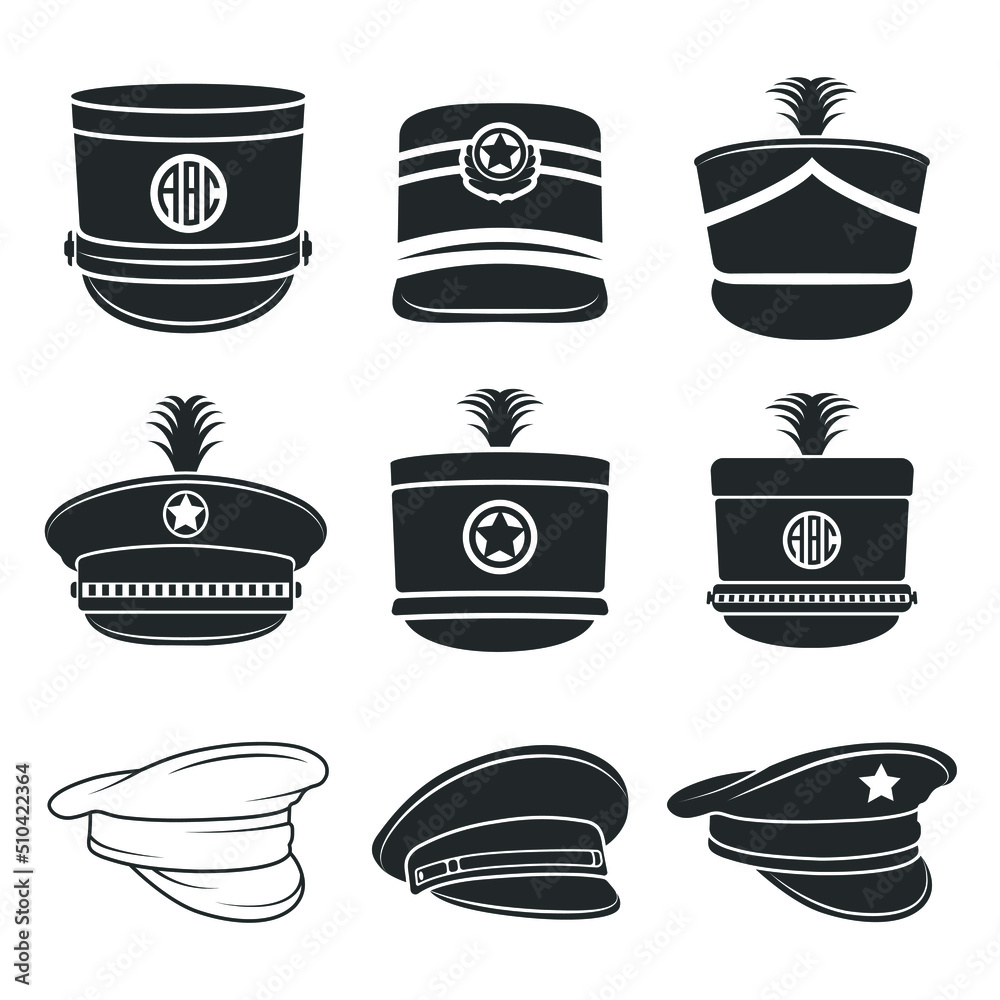 Marching Band Hat Vector Design And Black Colour With Free Premium ...