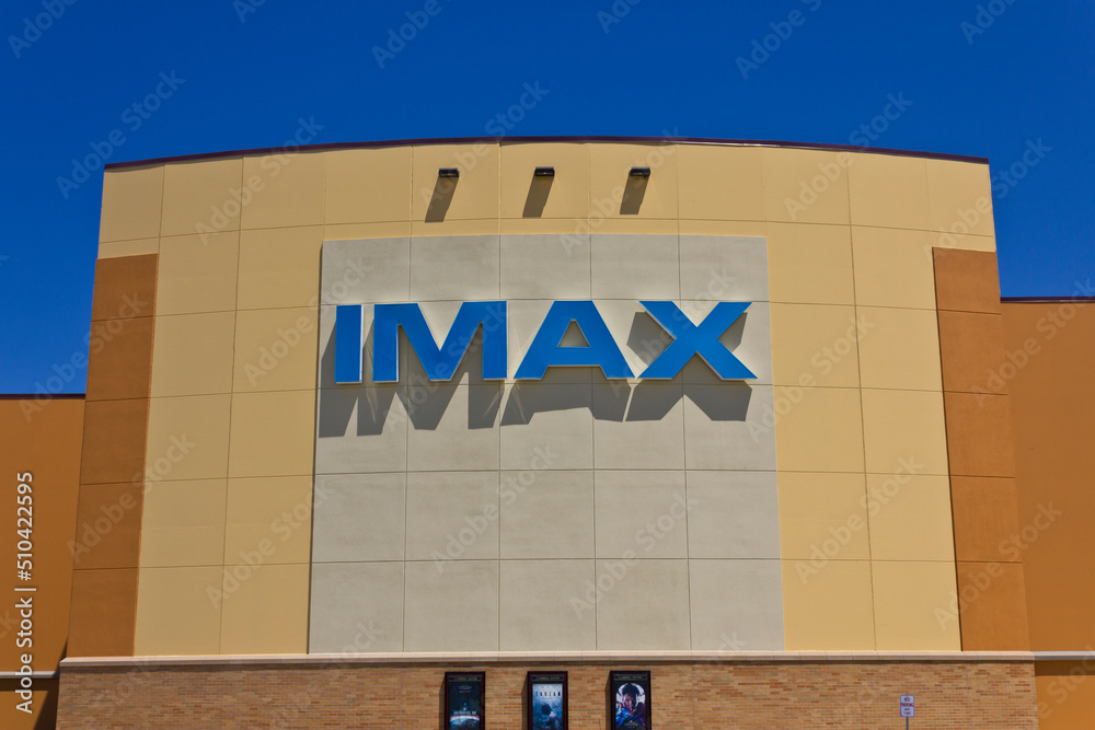 IMAX Movie Theater Logo and Signage. IMAX is a Large Format System of ...
