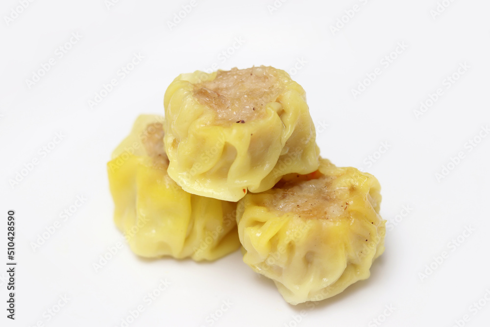 Siu Mai, Shumai, Chinese steamed dumplings, dimsum Stock Photo | Adobe ...