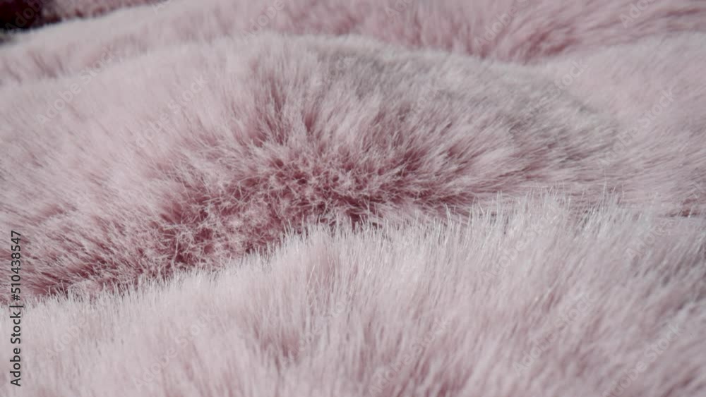 Texture of soft fluffy pink fur fabric. Faux hairy fur. Fluffy fake fur ...