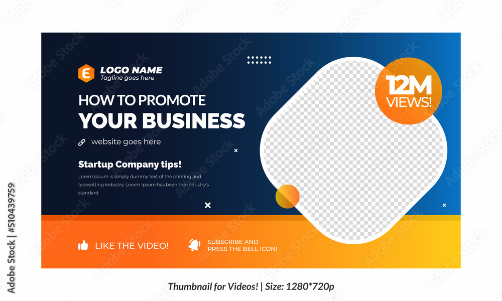 Editable Thumbnail for vidoes and all social platforms usable in your ...