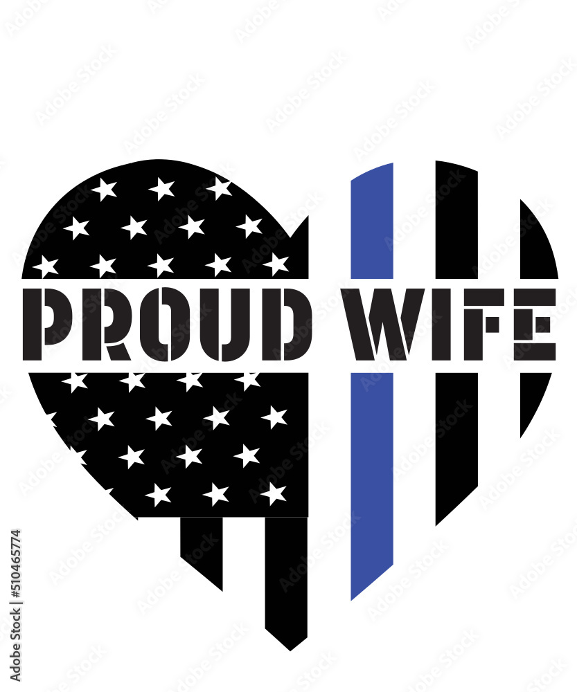Vektorová grafika „thin blue line svg bundle, thin blue line svg ...