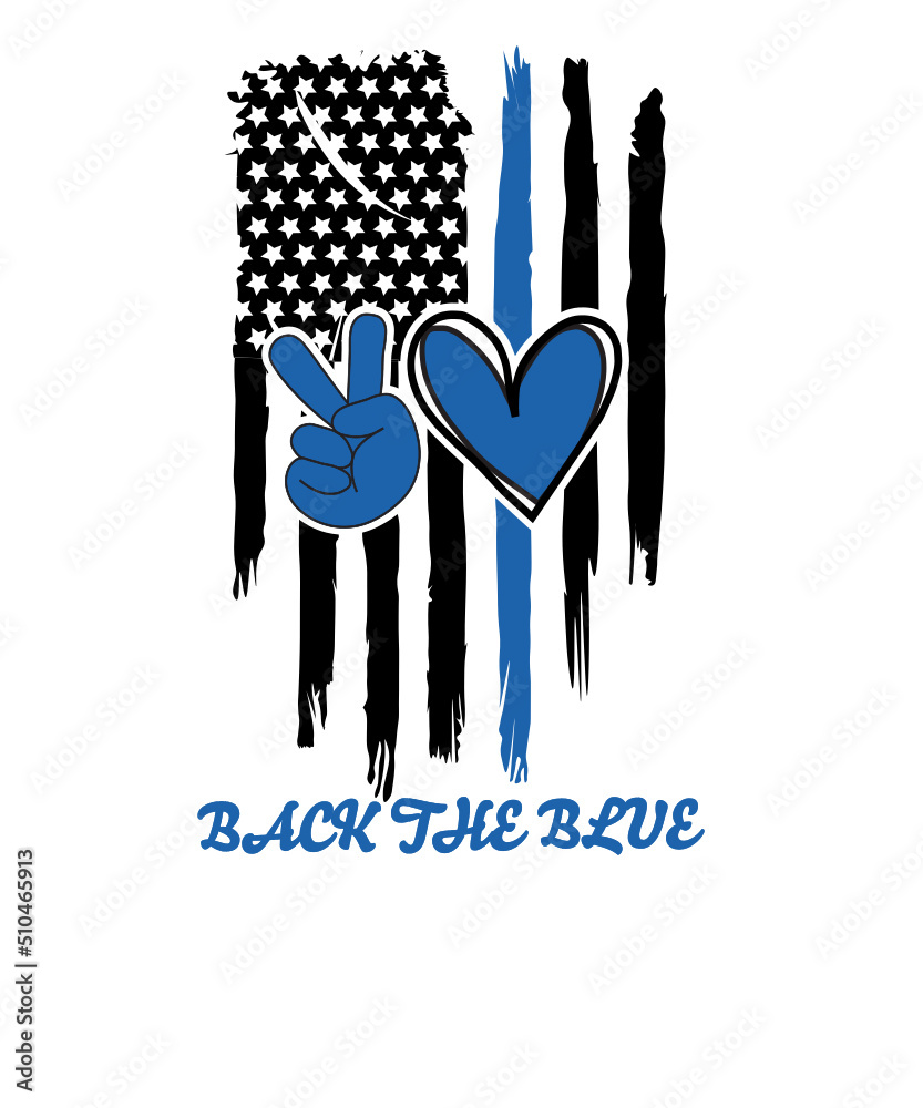 thin blue line svg bundle, thin blue line svg, police svg, back the ...