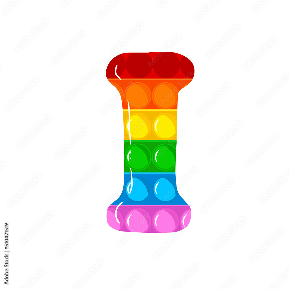 alphabet letters and numbers pop it png, Pop It Digital Clipart, Pop It ...