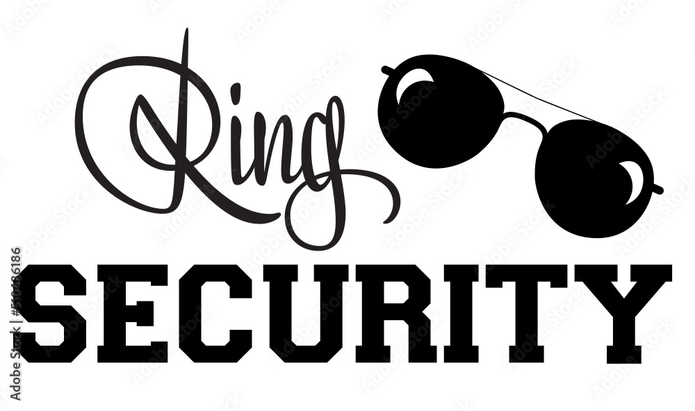 ring security svg png, Wedding svg, Wedding Party svg, Ring Bearer pin ...