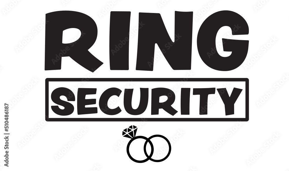 ring security svg png, Wedding svg, Wedding Party svg, Ring Bearer pin ...