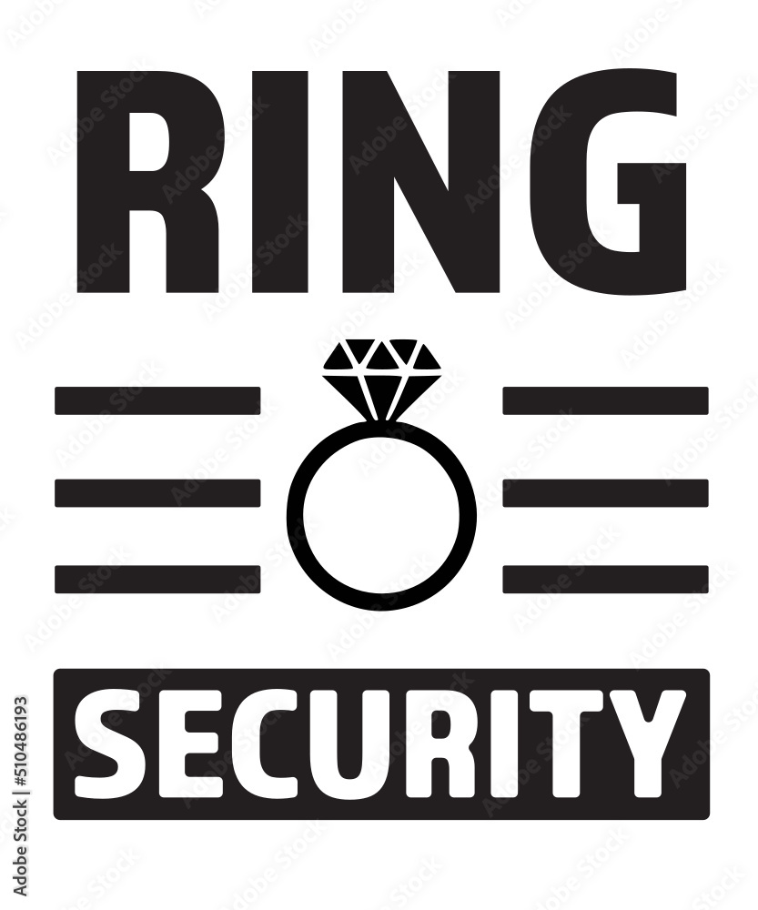 ring security svg png, Wedding svg, Wedding Party svg, Ring Bearer pin ...