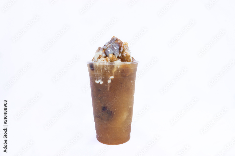 Raspado de Tamarindo con lechera en vaso venti Stock Photo | Adobe Stock