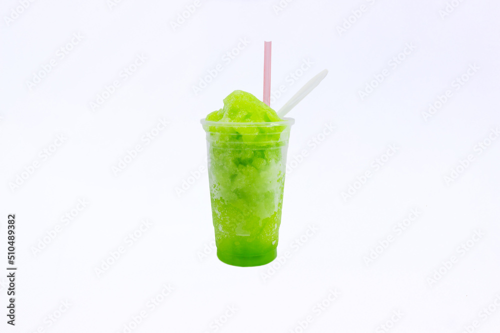 raspado de limón en vaso grande Stock Photo | Adobe Stock