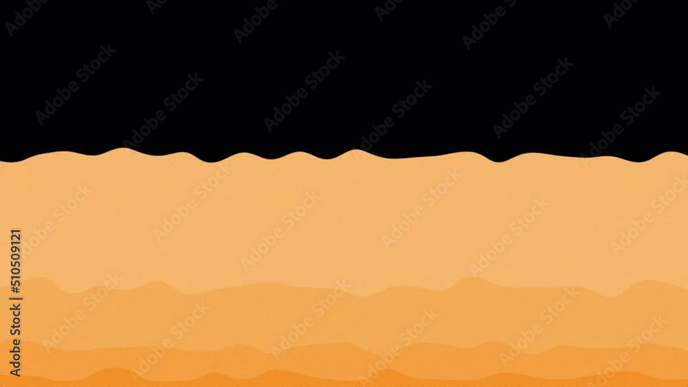 Transitions of animated wave shapes on a 4K transparent background with ...