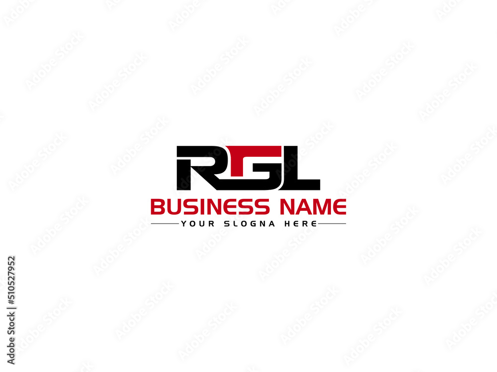 Monogram RGL Logo Icon, Letter RG Logo Image Vector For A Simple Brand ...