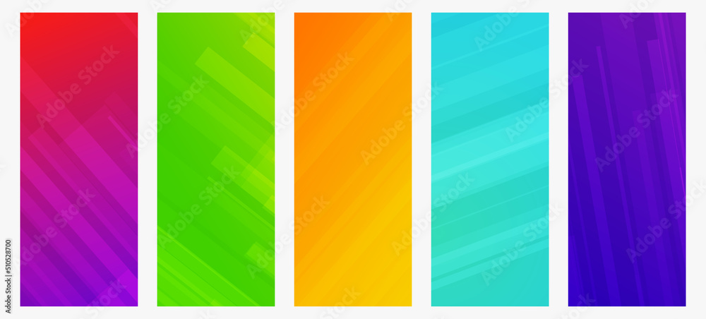 Modern colorful gradient background with lines Stock Vector | Adobe Stock