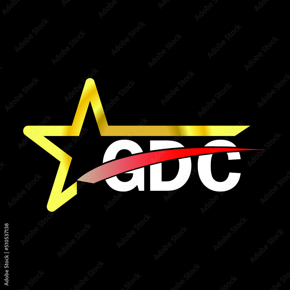 GDC letter logo design. GDC creative letter logo. simple and modern ...