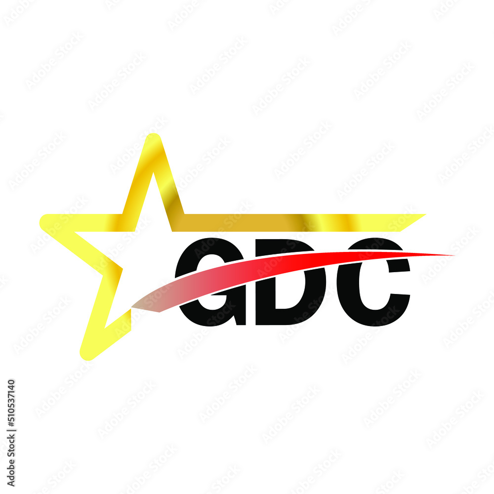 GDC letter logo design. GDC creative letter logo. simple and modern ...