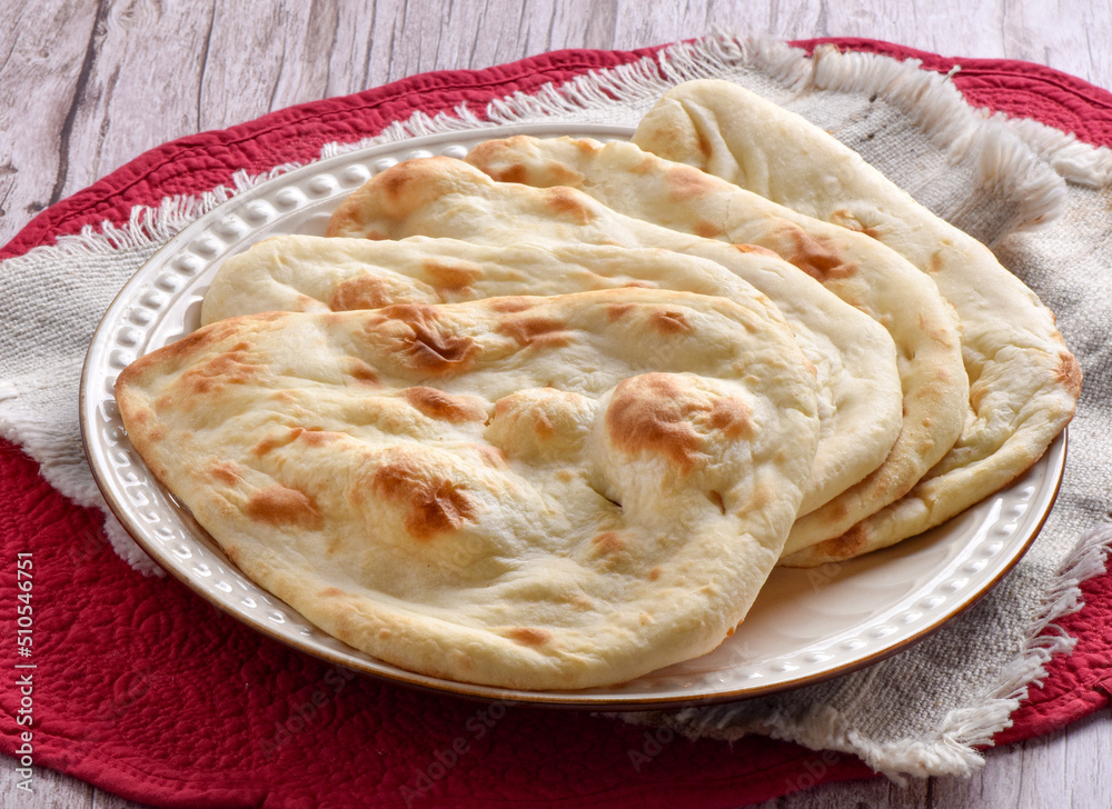Tandoori Nan, A delicious and healthy wheat based flat bread, baked in ...