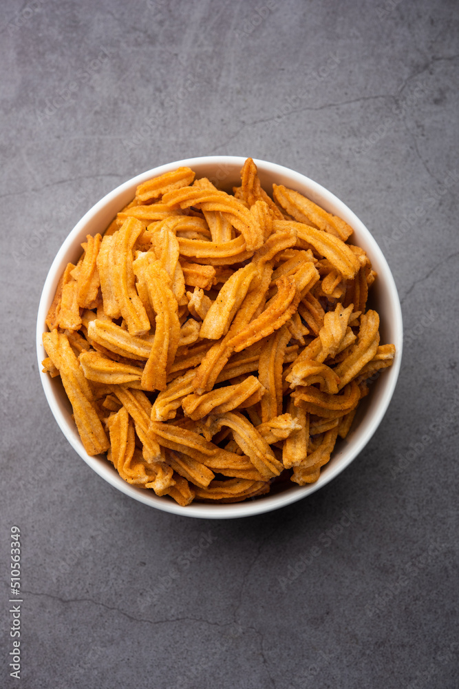 Salted Soya Sticks Indian namkeen food Stock Photo | Adobe Stock