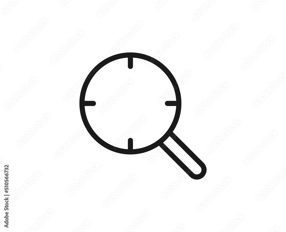 Target premium line icon. Simple high quality pictogram. Modern outline ...