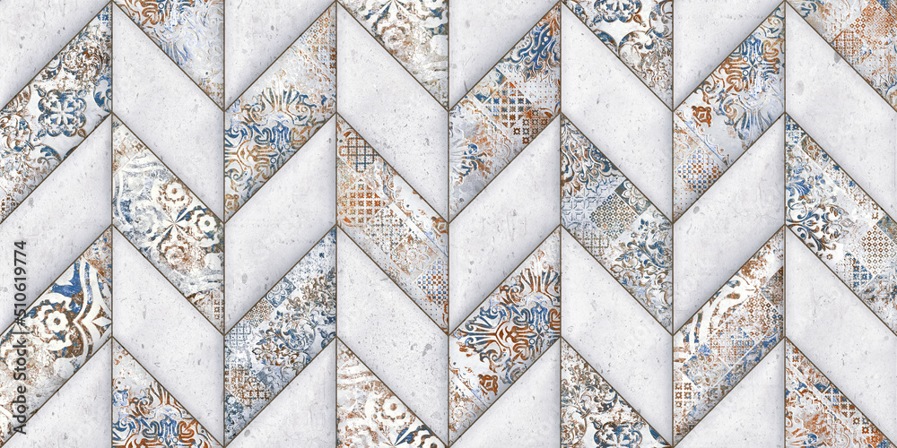 Multicolor Digital Wall Tile Decor For interior Home or Ceramic wall ...