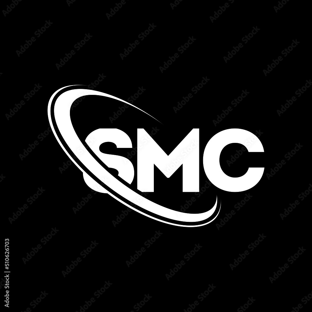 SMC logo. SMC letter. SMC letter logo design. Initials SMC logo linked ...