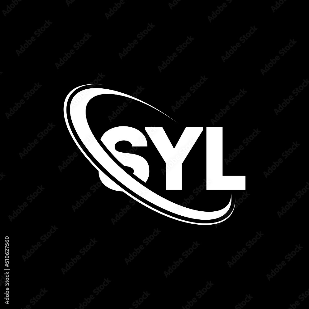 SYL logo. SYL letter. SYL letter logo design. Initials SYL logo linked ...