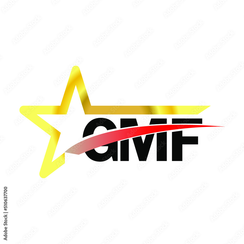 GMF letter logo design. GMF creative letter logo. simple and modern ...
