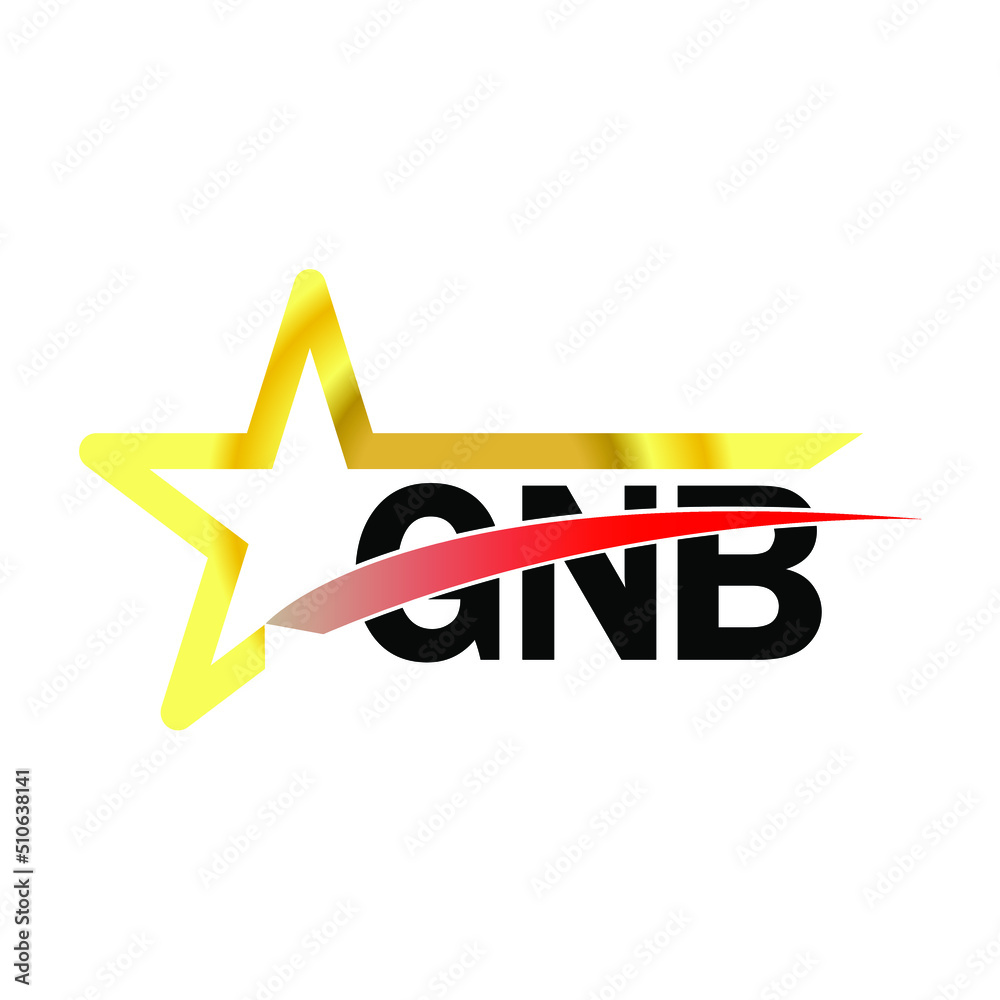 GNB letter logo design. GNB creative letter logo. simple and modern ...