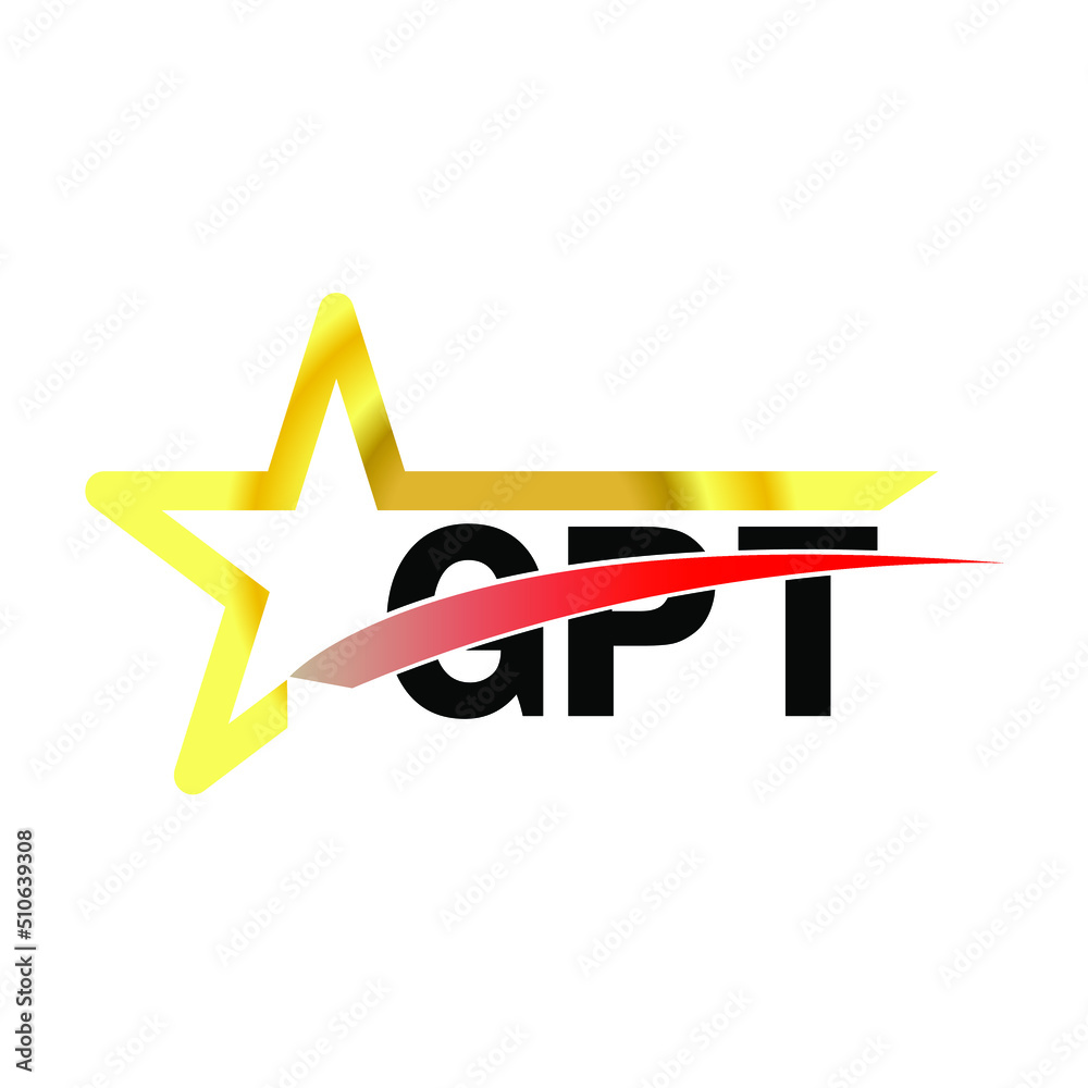 GPT letter logo design. GPT creative letter logo. simple and modern ...