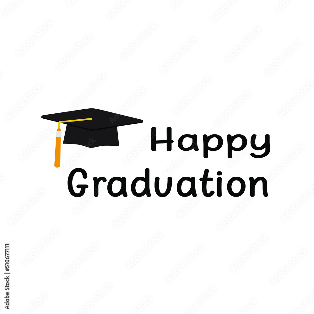 happy graduation typography typographic creative writing text image ...