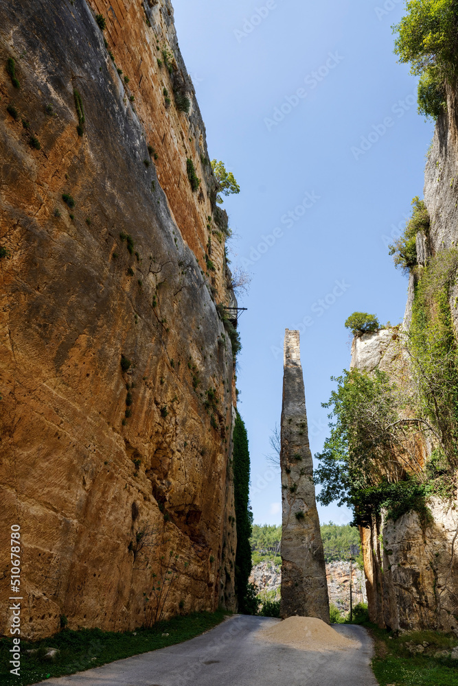 Sahyun Castle, also known as the Castle of Saladin, medieval castle in ...