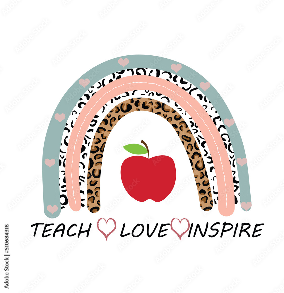 teacher rainbow png SVG, teacher png svg, rainbow png svg, teacher life ...