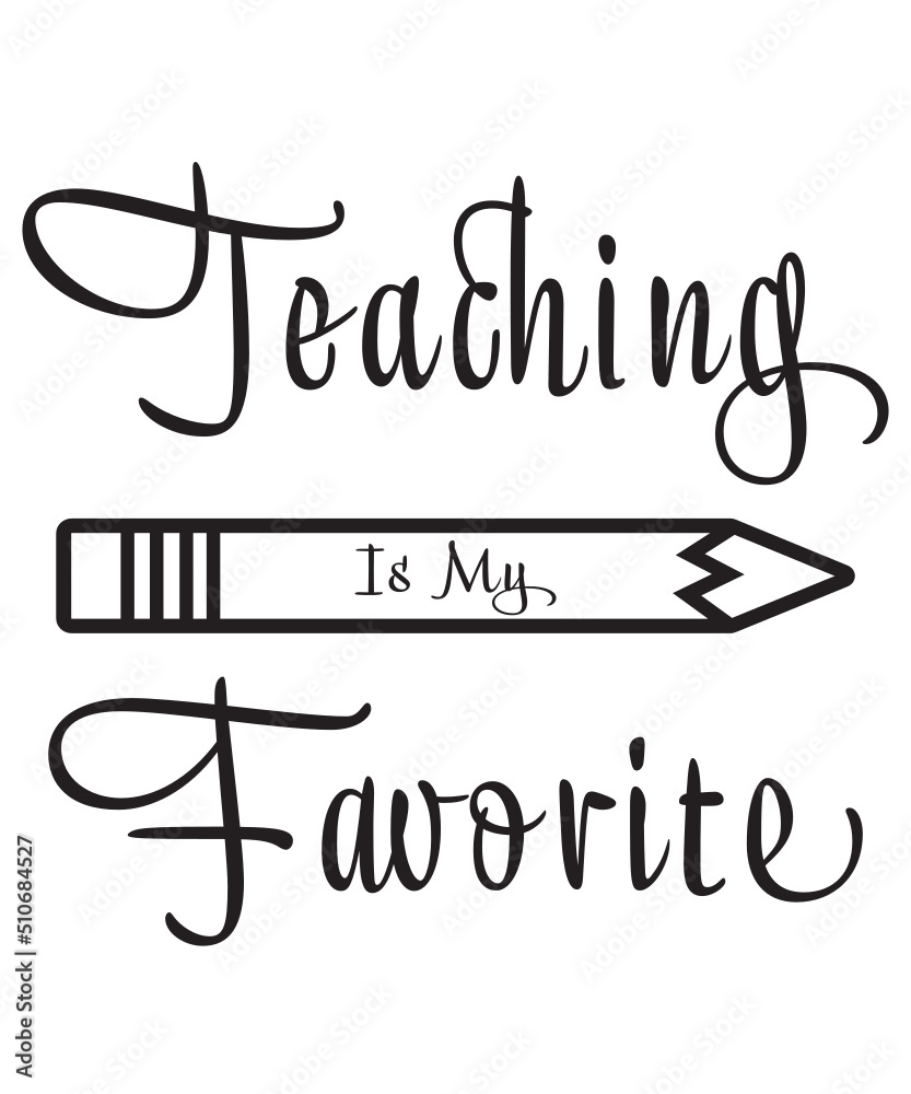 Teaching Is My Favorite svg, teacher svg png, leopard teacher svg png ...