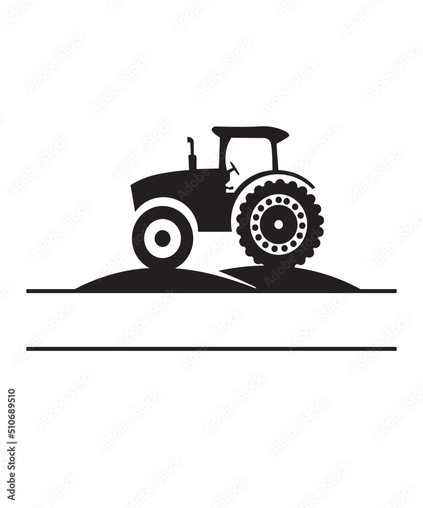 tractor monogram svg, tractor svg, farm tractor svg, farm svg, monogram ...