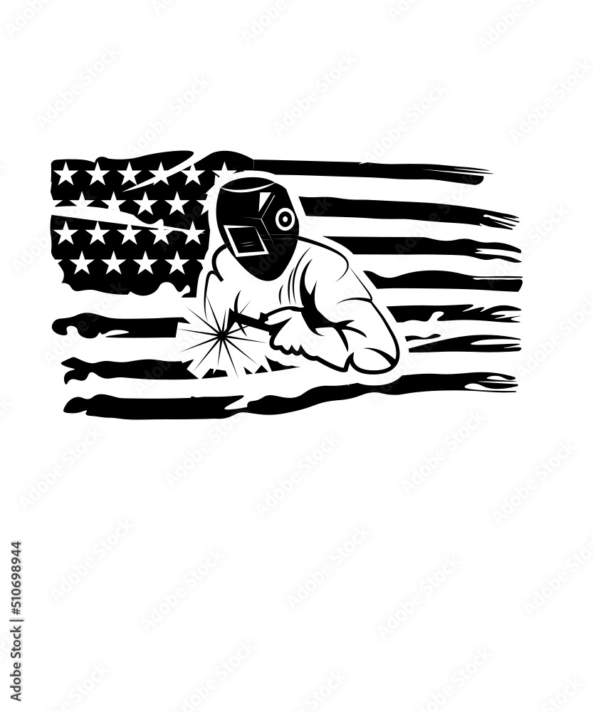 welder svg, welder flag svg, welder american flag, welder usa flag ...