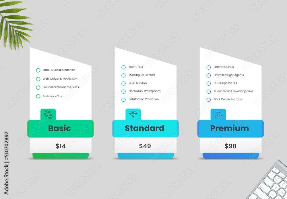Minimalist Subscription Plan Table Stock Template | Adobe Stock Minimalist Subscription Plan Table Stock Template | Adobe Stock
