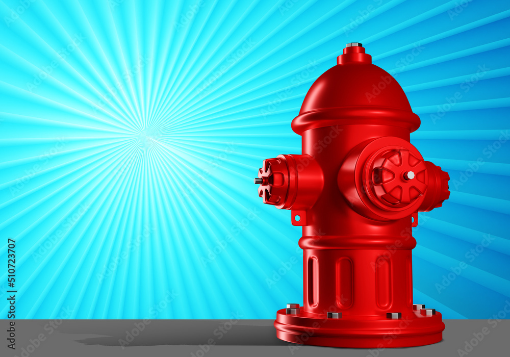 Fire hydrant. Visualization of water street hydrant. Hydrant for ...