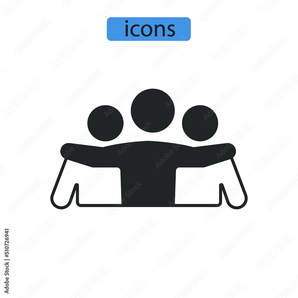 empathy icons symbol vector elements for infographic web Stock Vector ...