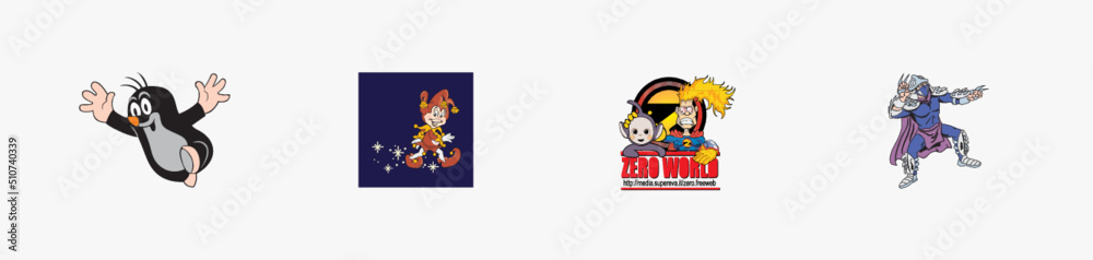 Krtek logo, ninja turtles logo, ZeroWorld logo, Efteling logo ...