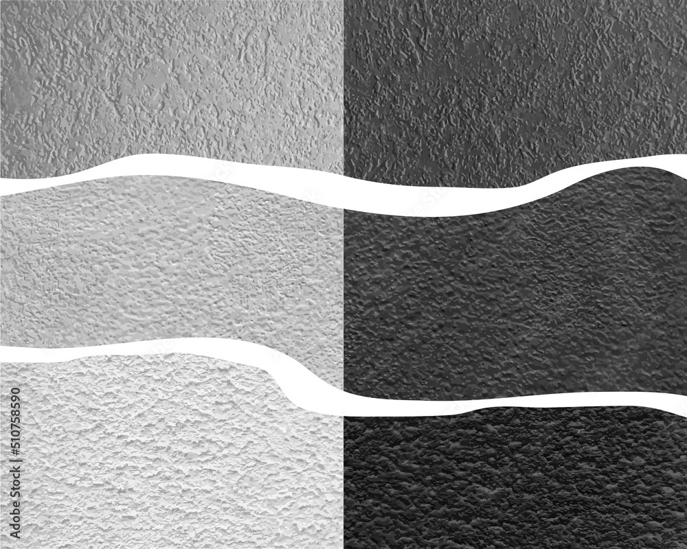 Set of blank wall texture background. Stock Vector | Adobe Stock