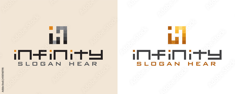 INFINITY logo design for your business Stock Vector | Adobe Stock