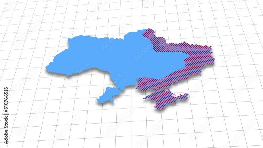 Russia Ukraine war map Russia invasion of Ukraine movement of troops ...