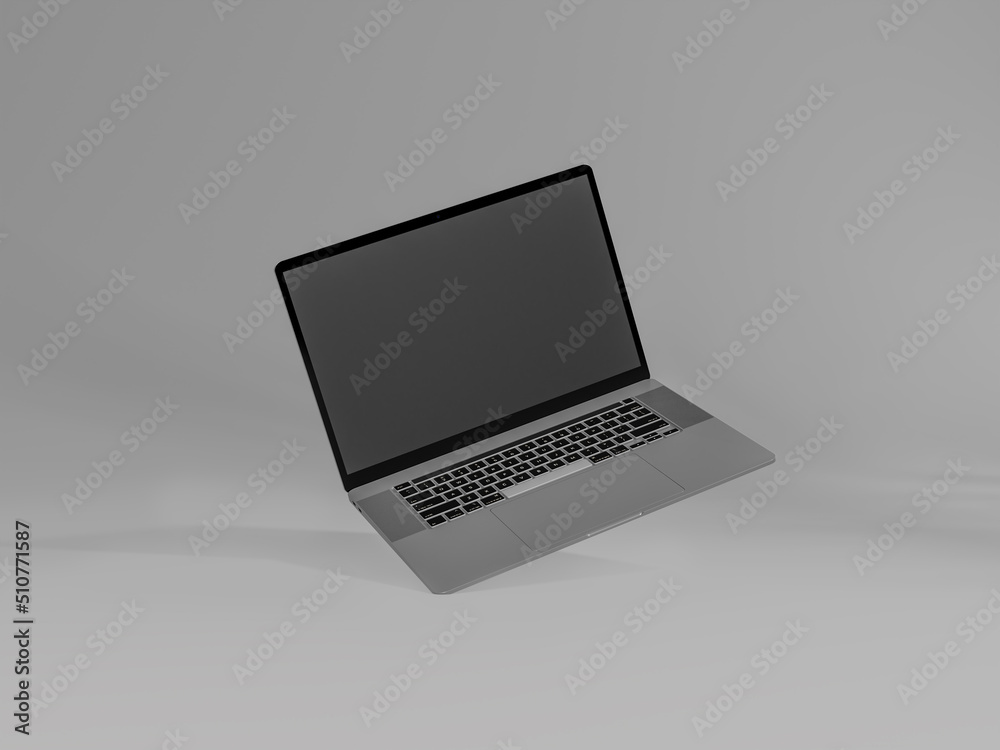 Realistic Minimal Digital Device White Background workspace Full screen ...