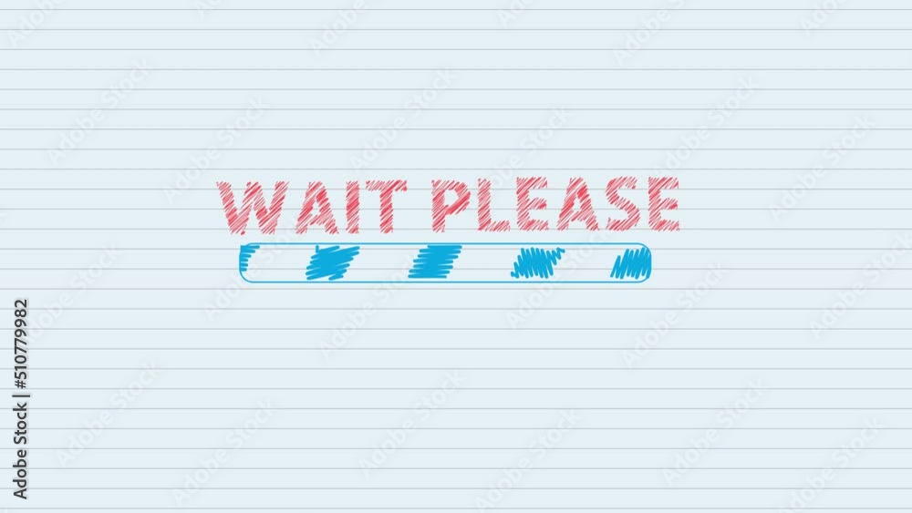 Please wait, the loading screen is drawn with a blue pen. Loading ...