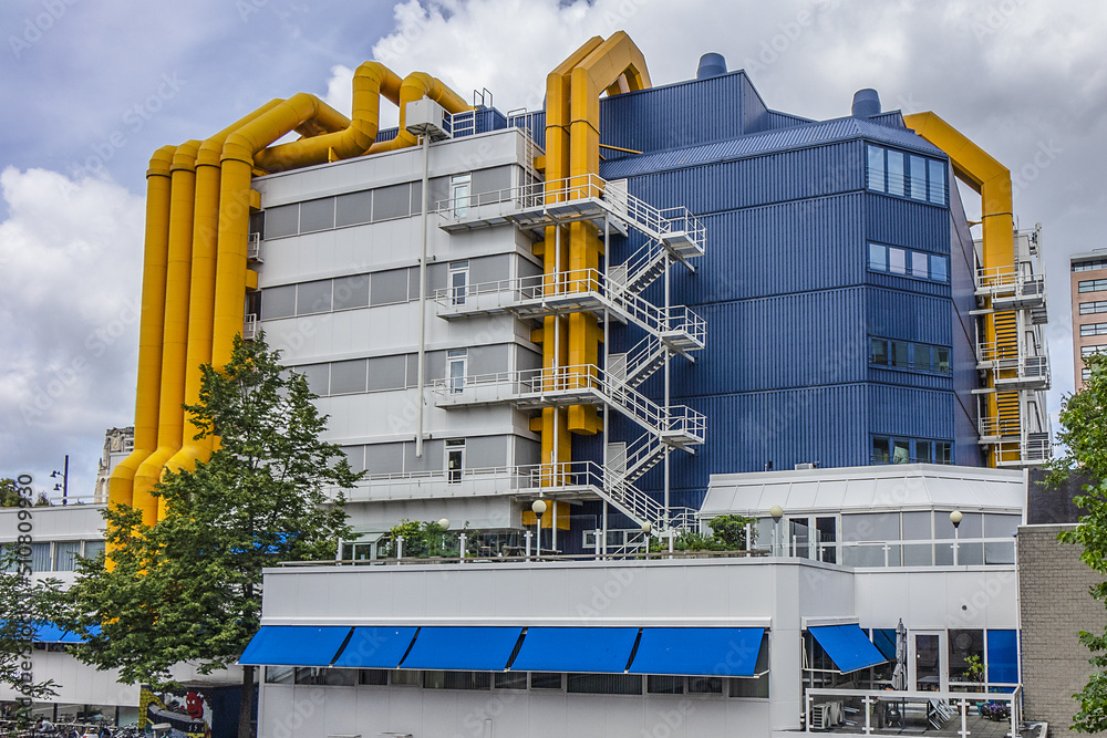 Innovative houses built in Rotterdam - Central Library (Bibliotheek ...