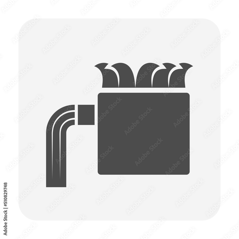 French drain or stormwater drainage system vector icon consist of soil ...